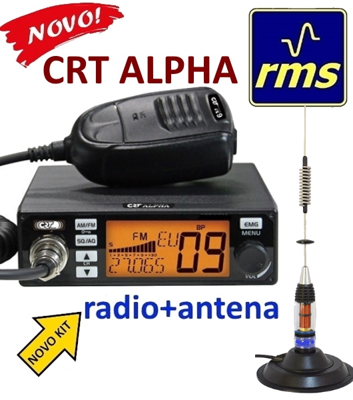 KIT CB CRT ALPHA+MLC-70 - RMS - Loja de equipamento eletrónico